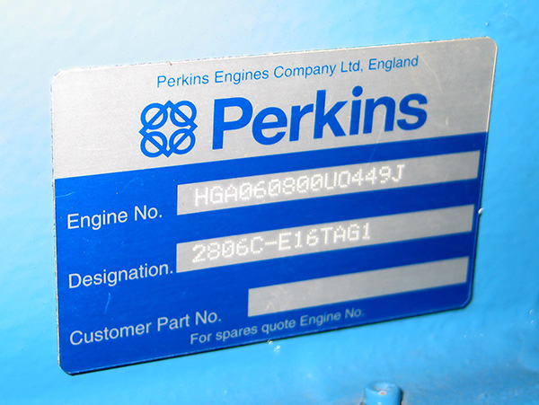 Perkins engine parts & plate location | Diamond Brothers